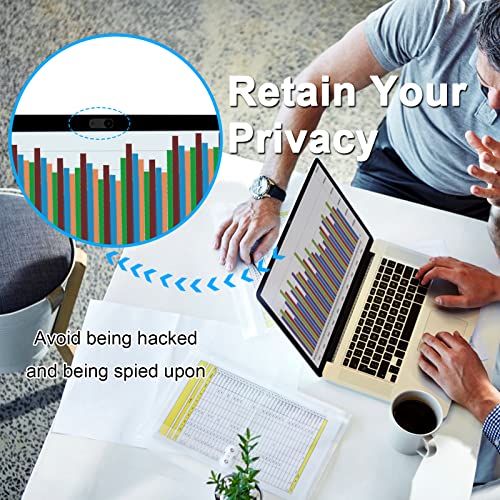 Vetoo Laptops Webcam Covers Slide 6Pack,Ultra Thin Privacy Covers Compatible for MacBook Pro Mac Ipad PC Tablets,Plastic Webcam Sticker