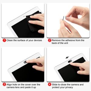 Vetoo Laptops Webcam Covers Slide 6Pack,Ultra Thin Privacy Covers Compatible for MacBook Pro Mac Ipad PC Tablets,Plastic Webcam Sticker