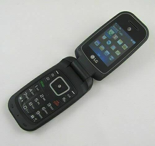 LG B470 - Black - (AT&T) Flip Phone GSM Unlocked T-Mobile Must Read