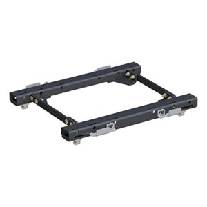 curt 16050 puck system 5th wheel rails, 30,000 lbs, fits select chevrolet silverado, gmc sierra 2500, 3500 hd, black