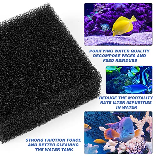 Bylion 6 Pack Aquarium Cleaner for Glass Walls, Aquarium Scrubber Aquarium Cleaner Aquarium Hand Held Scraper Pad Fish Tank Cleaning Tools for Glass Walls Turtle & Fish Tank