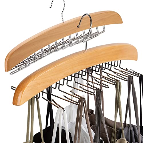 Corodo Tank Top Hanger, 24 Foldable Metal Hooks Clothes Organizer, Closet Organizers and Storage, Non-Slip Bra Hanger Space Saving(2 Pack)