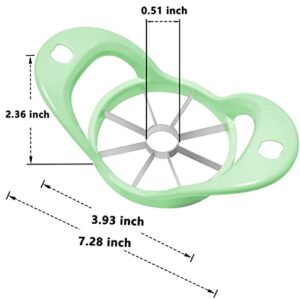 Apple Cutter, Apple Slicer 12-Blade Stainless Steel Apple Slicer And Corer, Sturdy And Sharp