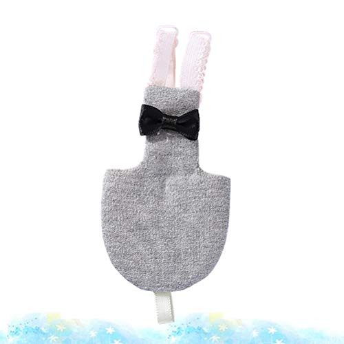 ULTECHNOVO Creative Pet Bird Clothes Parrot Diaper Bird Pant Pet Flying Suit Pilot Clothing for Cockatiel Parakeet (Dark Grey) Pet Toys Games