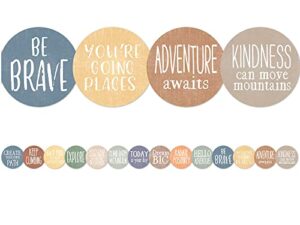 teacher created resources moving mountains positive sayings die-cut border trim