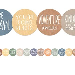 Teacher Created Resources Moving Mountains Positive Sayings Die-Cut Border Trim