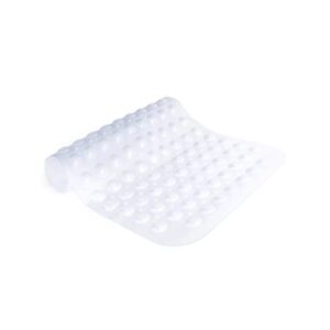 kenney microban protected bubble bath mat, 30.75" l x 15.25" w, frosted