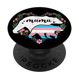 lgbtq mama bear transgender flag gay equal rights trans popsockets swappable popgrip