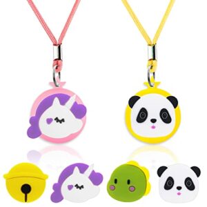 necklace for airtag kids, air tag hidden adjustable length kid holder for apple airtags case tags cover skin-friendly cute accessories