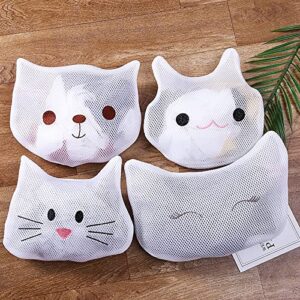 usfuzhongfu-US Storage Holder, Laundry Washing Bag Fine Mesh Wear-resistant Thickened Cartoon Animal Hosiery Stocking Polyester Travel Laundry Bag for Home