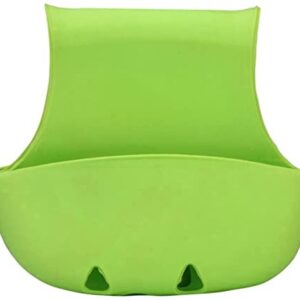 1PC Holder Kitchen Double Sink Caddy Saddle Style Storage Sponge Rack Tool (Green) Deft and Professional, as shown