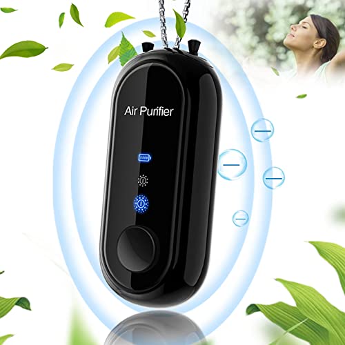 Portable Air Purifier Necklace, Personal Wearable Negative Ionizer Air Cleaner for Adults and Kids