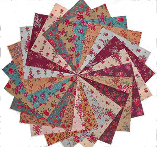 Material Maven Precut Quilt Kit Changing Seasons with Benartex English Autumn Fabric/Fall Colors, Multi Color