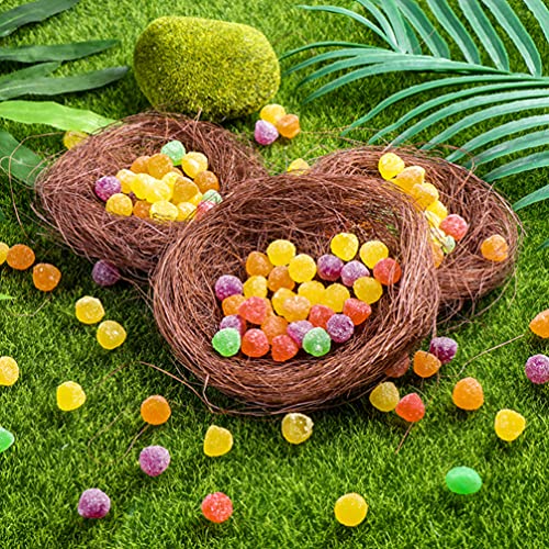 YARNOW 10pcs Artificial Bird Nest Decor Simulation Bird Nest Small Easter Rattan Nest for Home Decor