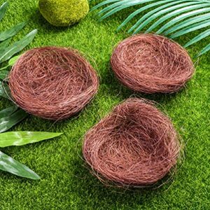 YARNOW 10pcs Artificial Bird Nest Decor Simulation Bird Nest Small Easter Rattan Nest for Home Decor