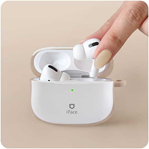 iFace First Class for AirPods Pro – Cute Shockproof Hybrid Dual Layer [Hard Cover + Bumper] Keychain Protective Case [Drop Tested] – Milk