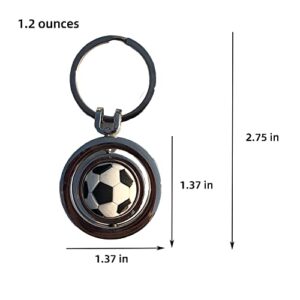 JINZHOUFUZHUANG Creative sports rugby key chain hanging key ring bag hanging accessories (football), 3.35 x 1.18 x 0.2 inches; 0.59 Ounces