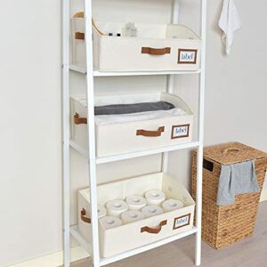 StorageWorks 2-Pack Storage Baskets for Shelves + 3-Pack Closet Baskets