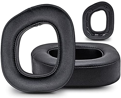 HS80 Ear Pads Compatible with HS80 Headset I Thicker Enhanced Memory Foam - More Soft Comfort Protein Leather by DIMOST