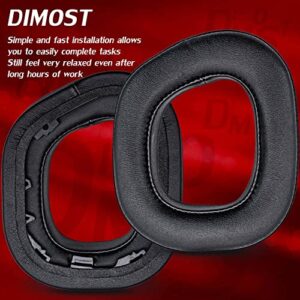 HS80 Ear Pads Compatible with HS80 Headset I Thicker Enhanced Memory Foam - More Soft Comfort Protein Leather by DIMOST