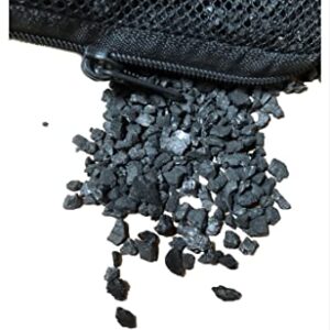 Wave-point 5 lbs Premium Activated Carbon Charcoal Granulated (Bulk) in 1 Filter Media Bag (Free) for Aquarium Fish Tanks Koi Pond Canister Filter Reef Filters