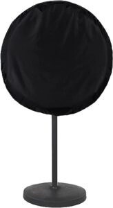 fan cover - outdoor waterproof fan covers - outside large stand up pedestal and wall mount industrial fan cover in heavy duty material fit 24" fan