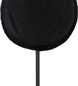 Fan Cover - Outdoor Waterproof Fan Covers - Outside Large Stand up Pedestal and Wall Mount Industrial Fan Cover in Heavy Duty Material Fit 24" Fan