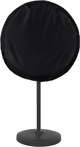 Fan Cover - Outdoor Waterproof Fan Covers - Outside Large Stand up Pedestal and Wall Mount Industrial Fan Cover in Heavy Duty Material Fit 24" Fan