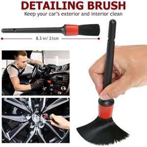 Car Duster Kit, Ultra Soft Microfiber Duster with Storage Bag, Unbreakable Handle, Lint & Scratch Free, Exterior or Interior Use, Pollen Remover, Best Car Accessories for Cleaning Dasboard SUV Home