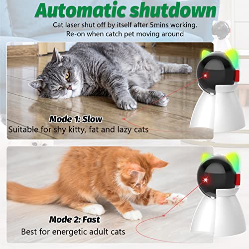 AUKL Cat Laser Toys for Indoor Cats, Motion Activated Interactive Cat Toys & Dog Toys