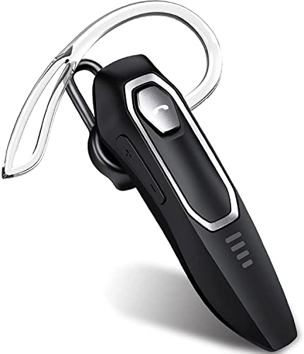 Micool Bluetooth Earpiece,30 Hours Talking Time,Noise Cancelling,12g Lightweight, Handsfree Wireless Bluetooth Headset for Cell Phone,PC