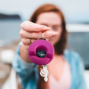 GoDonut Mini Phone Stand - Portable Mount Accessory for Travel, Nightstand or Desk- Compatible with Tablet, iPhone & Most Smartphones - Black