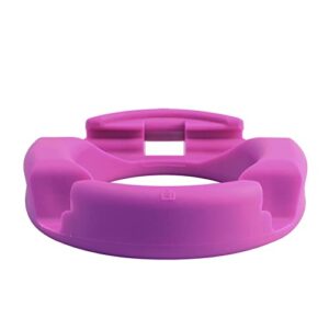 GoDonut Plus+ Phone Stand - Portable Mount Accessory - Charging Port Access - Compatible with Tablet, iPhone & Most Smartphones - Fuchsia