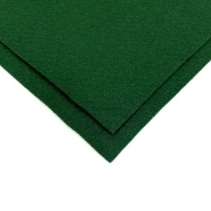 Ice Fabrics Craft Felt Fabric by The Yard - 72" Wide & 1.6mm Thick Acrylic Felt - Soft and Durable Hunter Green Felt Fabric for DIY Arts & Crafts, Decorations and More - 1 Yard Hunter Green