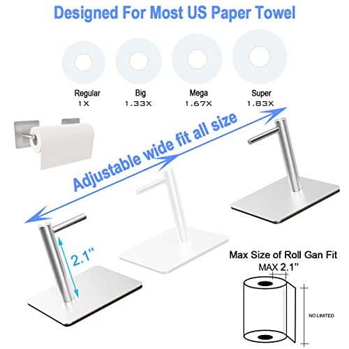 Magnetic Paper Towel Holder, ISMINDEE Strong Magnet Paper Holder for Refrigerator, Heavy Duty Magnetic Tools Holder for Camper