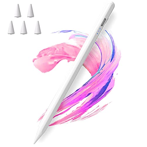 Stylus Pen for iPad with Palm Rejection,Tilt Sensitive iPad Pencil Apple Pen Compatible with iPad 10th/9th/8th/7th/6th,iPad Pro 11/12.9in,iPad Air 5th/4th/3rd,iPad Mini 6/5 Gen -for Painting Sketching