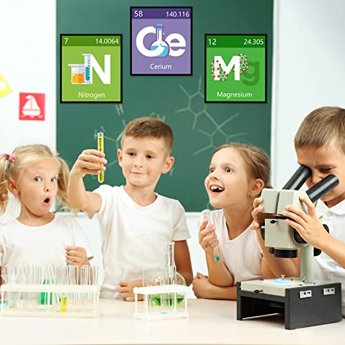 10Pcs Science Classroom Decoration Science Banner and Poster for Teachers Scientist Bulletin Board Set Science Posters Science Lab Cutout for Elementary Middle Preschool Office Supplies (Simple)