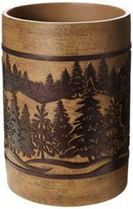 skl home yellowstone mountain top wastebasket