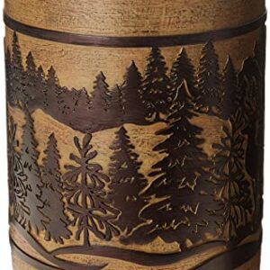 SKL Home Yellowstone Mountain Top Wastebasket