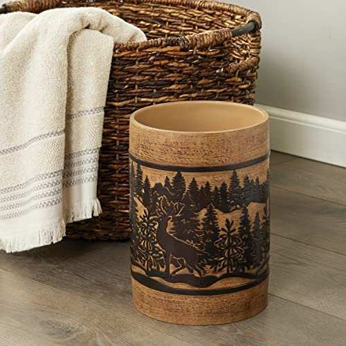 SKL Home Yellowstone Mountain Top Wastebasket