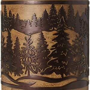 SKL Home Yellowstone Mountain Top Wastebasket