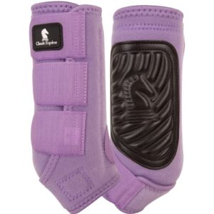 classic equine classicfit front sling boots, lavender, medium