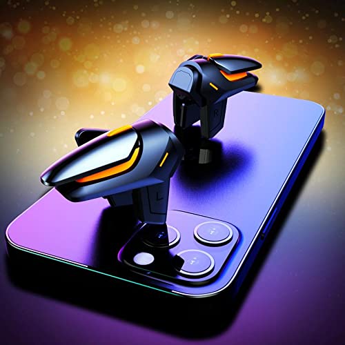 BoxWave Gaming Gear for Realme Q3t (Gaming Gear by BoxWave) - Touchscreen QuickTrigger, Trigger Buttons Quick Gaming Mobile FPS for Realme Q3t - Jet Black