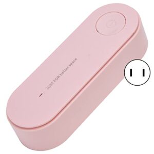 Diydeg Air Purifiers, Silent Operation Small Air Purifier Plug and Play Automatic Work for Kitchen for Shower Room Pink-U.S. regulations