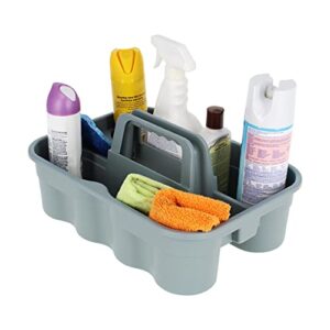 BISupply Cleaning Supplies Organizer Cleaning Caddies - 4pk Bathroom Cleaning Caddy with Handle for Janitor and Maid