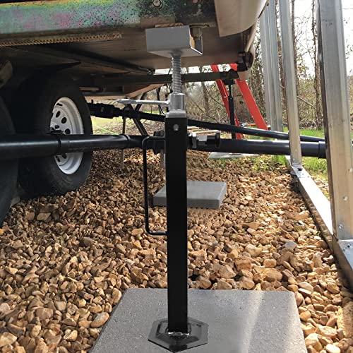 2023 New Sulythw RV Slide Out Supports Stabilizer Jacks Heavy Duty Rust Resistant Steel Adjustable from 19'' to 47'' for 5th Wheel 5000 lbs Capacity，2 Pcs Camper Jack Stands