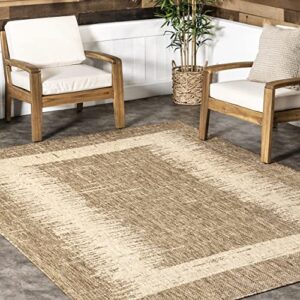 nuLOOM Tami Transitional Square Indoor/Outdoor Area Rug, 8' x 10', Beige