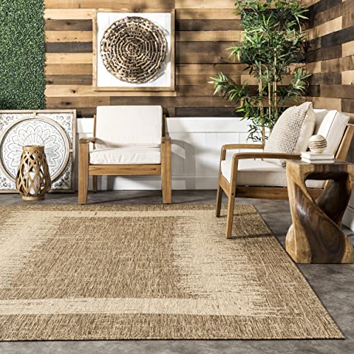 nuLOOM Tami Transitional Square Indoor/Outdoor Area Rug, 8' x 10', Beige