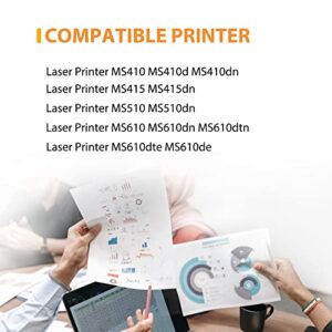 Jmomy 501X 50F1X00 Remanufactured Toner Cartridge Replacement for Lexmark 501X for MS410 MS410dn MS415 MS510 MS510dn MS610 MS610dn Series Printer(10,000 Pages, Black, 1 Pack)