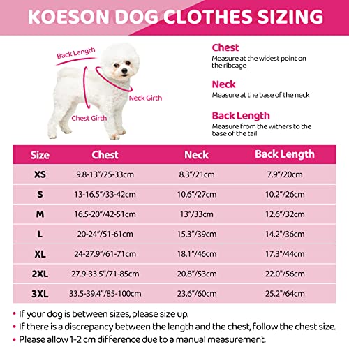 KOESON Dog Recovery Suit, Spay Suit for Female Dogs with Pee Hole Pet Surgical Recovery Suit Dog Cone Alternative, Dog Surgery Recovery Suit Anti Licking Pet Bodysuit for Abdominal Wound Balloon S